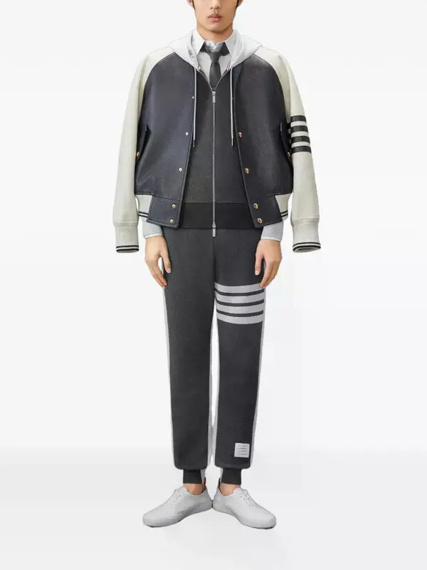 Thom Browne 4-bar Colour-block Hoodie
