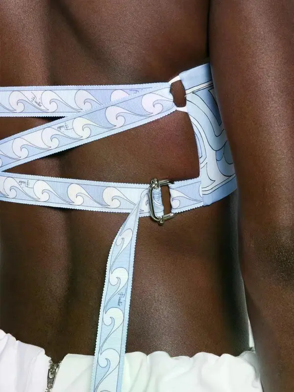 Emilio Pucci Geometric Pattern Bandeau Top