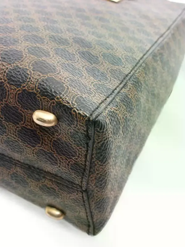 Celine 2010s Macadam Pattern Tote Bag