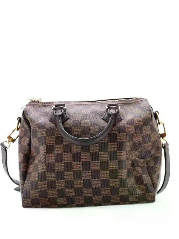 LOUIS VUITTON Speedy Bandouliere Bag Damier 25 Satchel - Brown