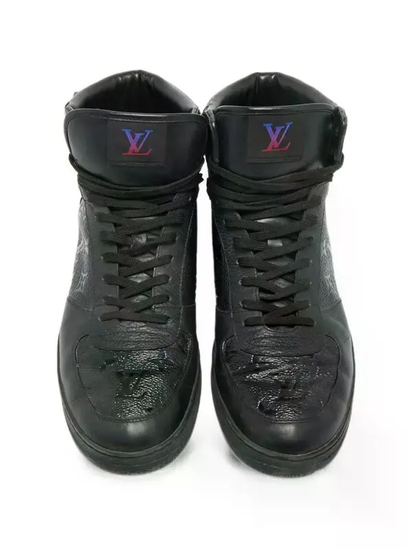 LOUIS VUITTON Rivoli Monogram High-top Sneakers