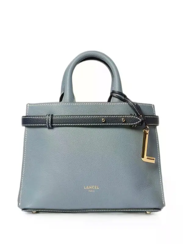 LANCEL Small Faubourg Grained Handbag - Blue