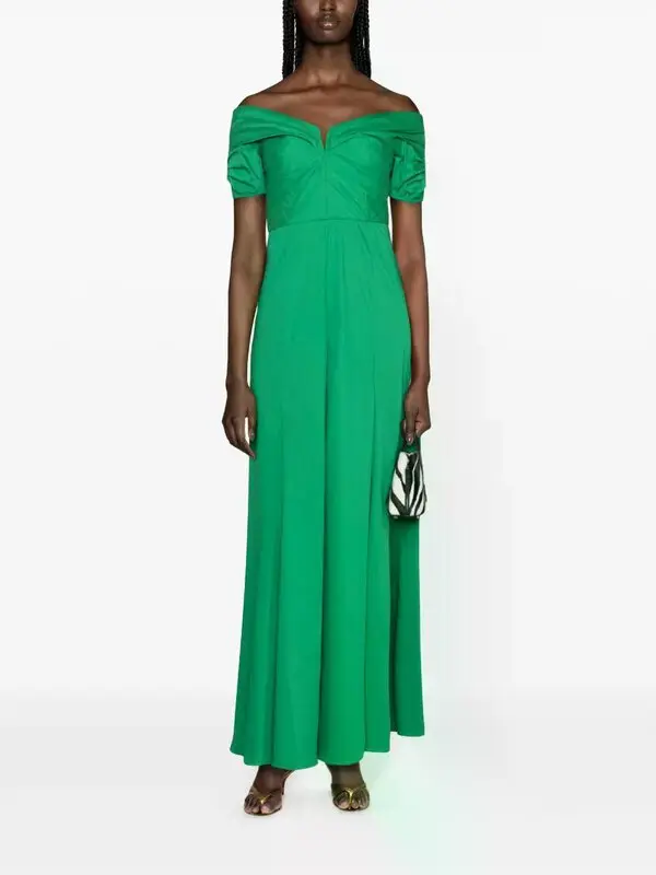 Diane Von Furstenberg Laurie Ruched Maxi Dress