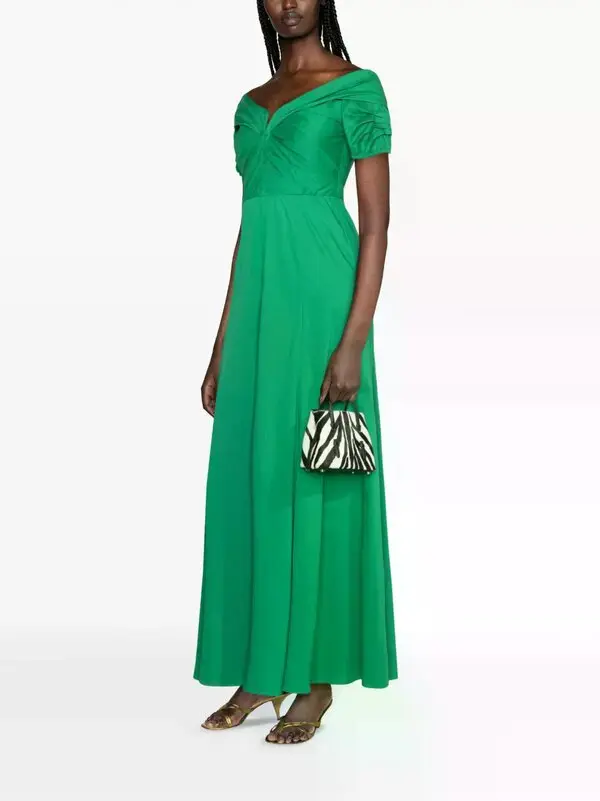 Diane Von Furstenberg Laurie Ruched Maxi Dress