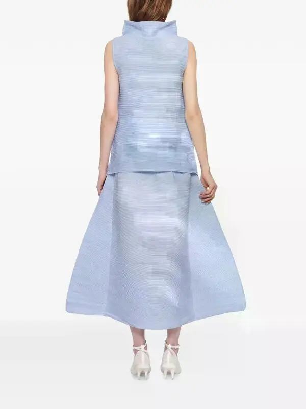MELITTA BAUMEISTER A-line Ripple Midi Skirt