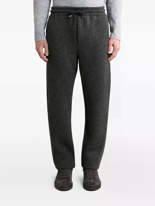 Etro Arnica-motif Jacquard Track Pants