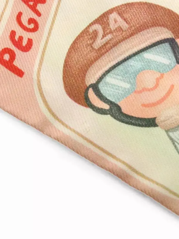 Hermès 2010s Funny Ice Cream Twilly Scarf