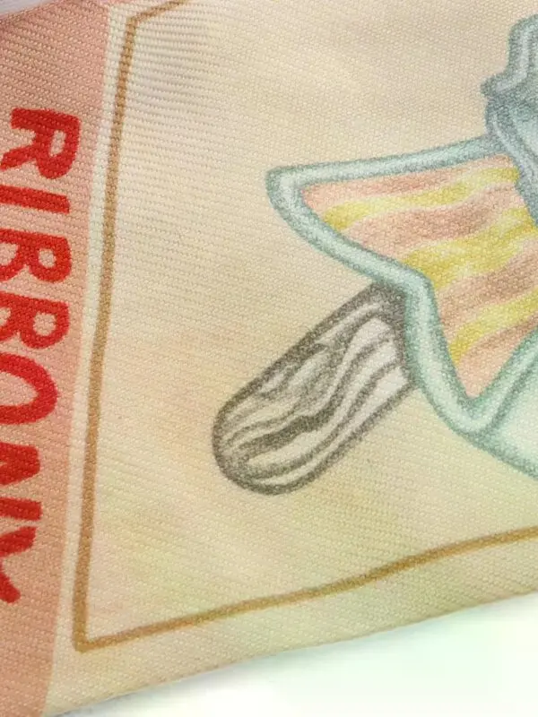 Hermès 2010s Funny Ice Cream Twilly Scarf