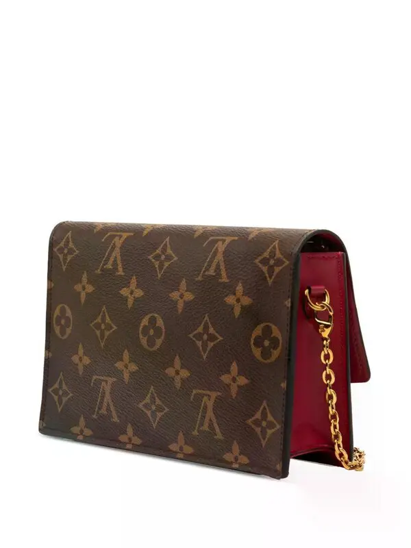 LOUIS VUITTON Monogram Flore Wallet On Chain