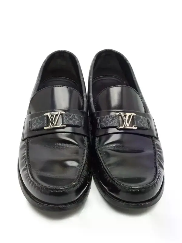 LOUIS VUITTON Monogram Canvas Loafers