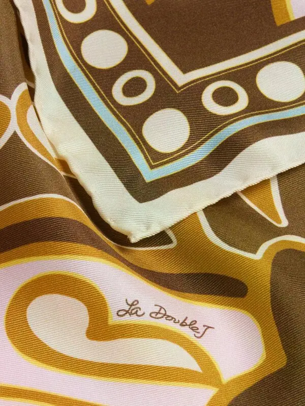 La DoubleJ Foulard 90 - Neutrals