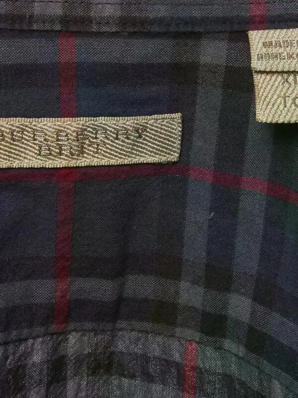 Burberry Nova Check Plaid-pattern Shirt