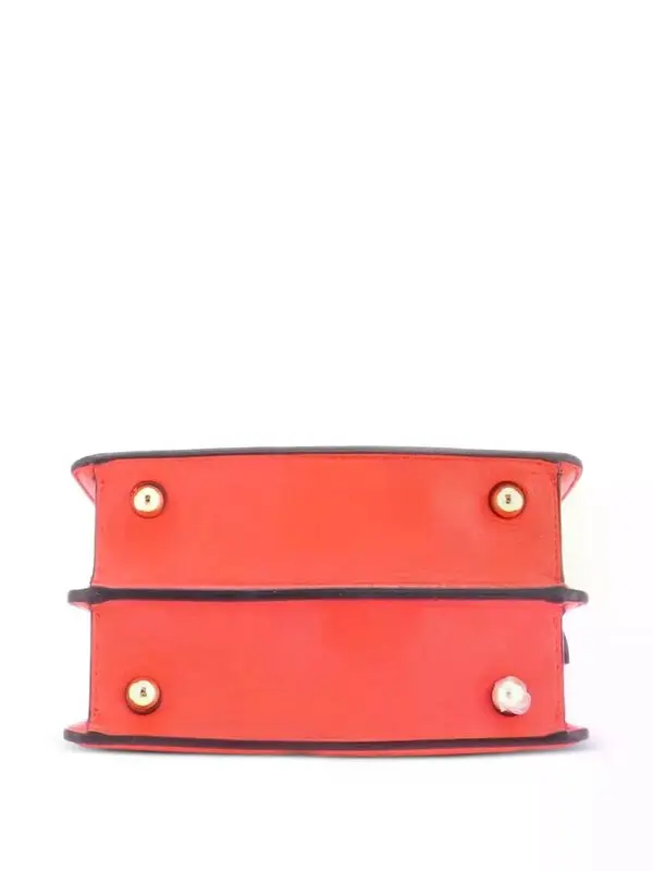 Fendi Peekaboo Iseeu Bag Leather Petite Crossbody Bag - Red