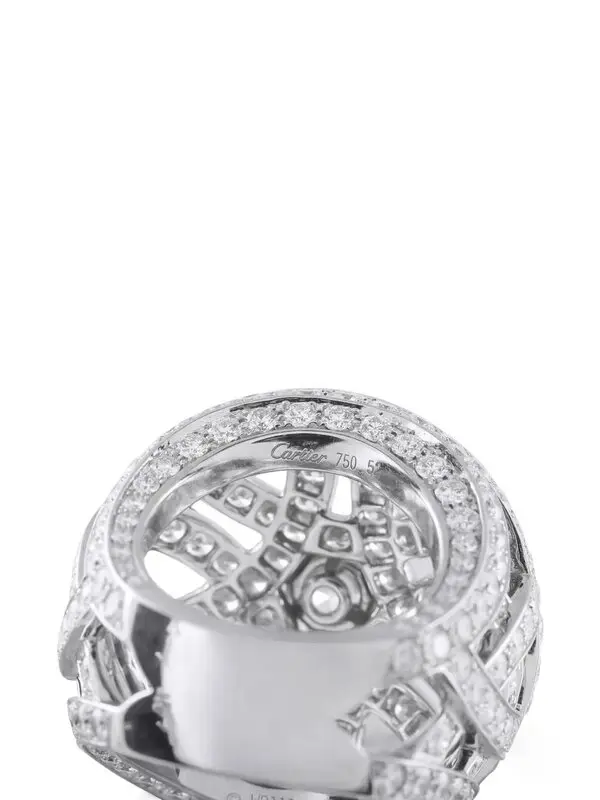 Cartier 18k White Gold Diamond Ring