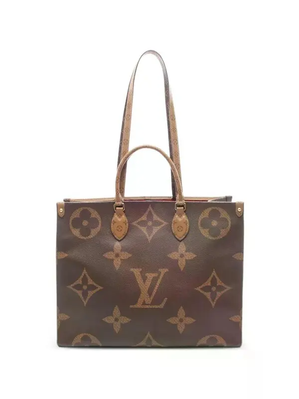 LOUIS VUITTON Giant Monogram Onthego Tote Bag - Brown