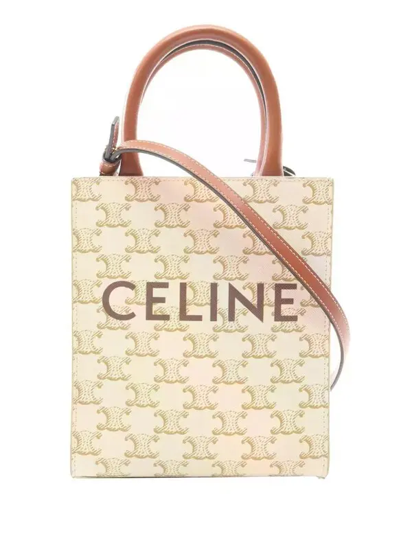Celine Mini Vertical Cabas Satchel - White