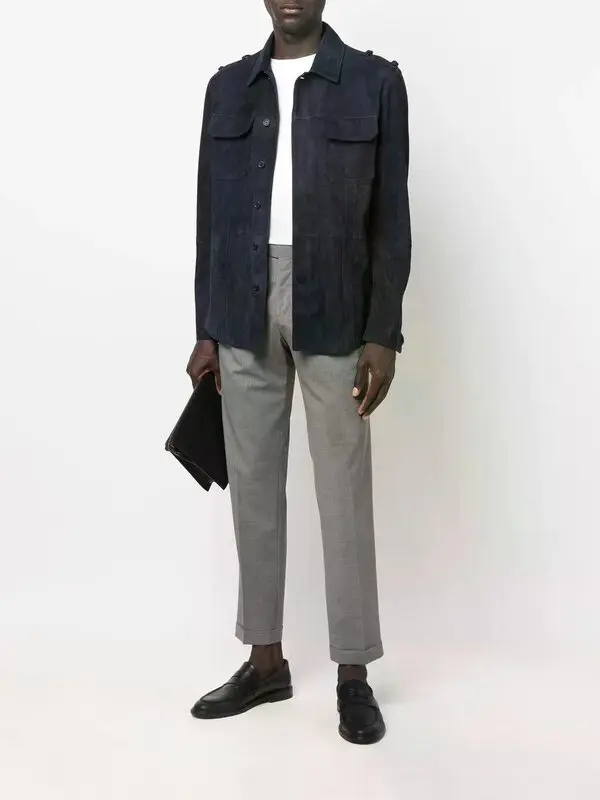 BRIGLIA 1949 Cropped Tailored Trousers