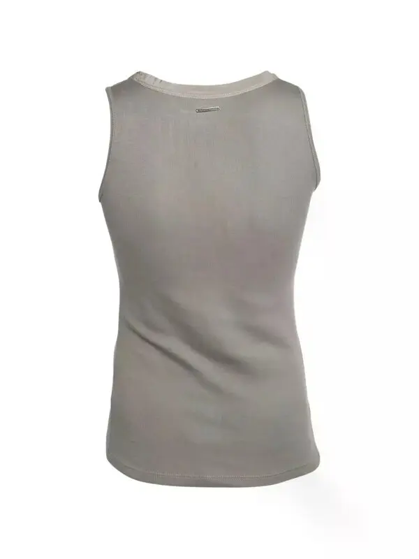 Gucci Rib-knit Tank Top - Grey