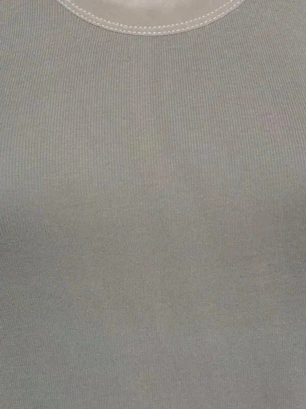 Gucci Rib-knit Tank Top - Grey