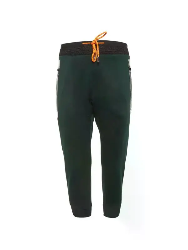 Dsquared2 Cropped Track Pants With Drawstring Waistband - Green
