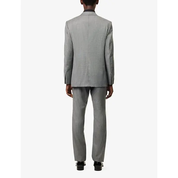 TOM FORD Shelton Single-breasted Wool Suit - Light Grey