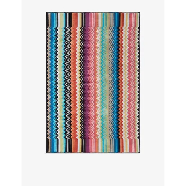 Missoni Giacomo Chevron Cotton-terry Bath Towel 150cm X 100cm - Multicolour