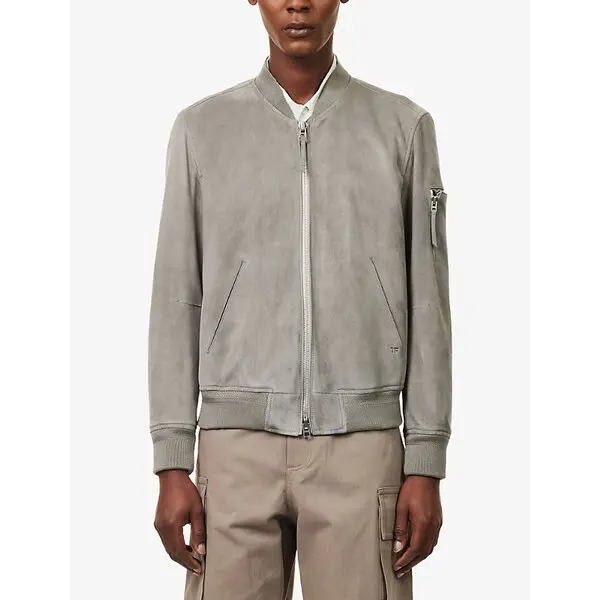 TOM FORD Classic Suede Bomber Jacket