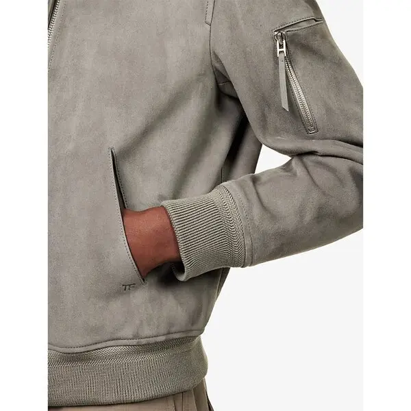 TOM FORD Classic Suede Bomber Jacket