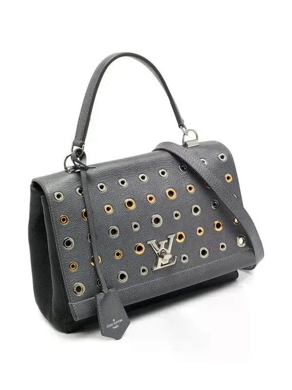 LOUIS VUITTON Eyelet Lockme Ii Top-handle Tote Bag - Grey