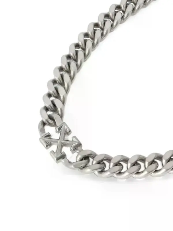 Off-White Arrows Curb-chain Necklace