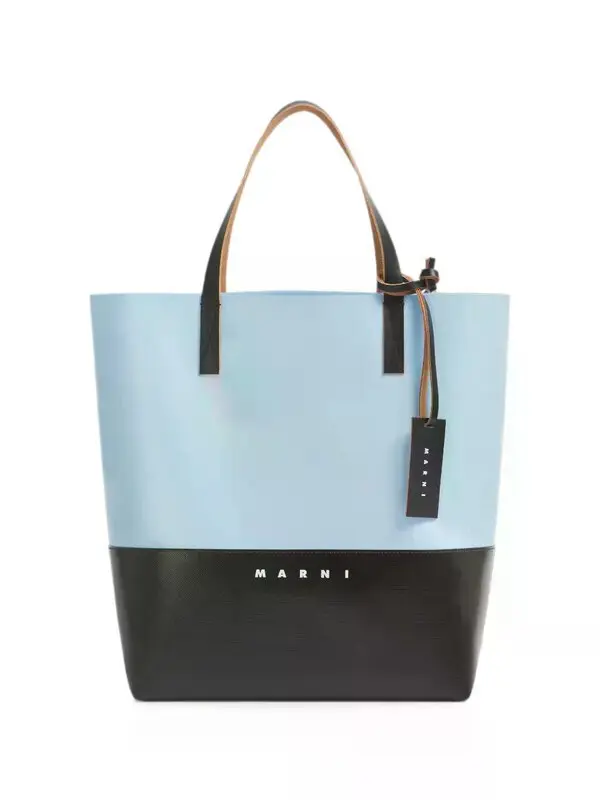 Marni Colour-block Tote Bag - Blue