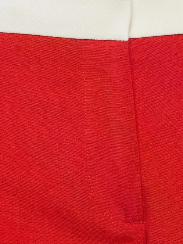 Burberry Contrast Waistband Tailored Trousers