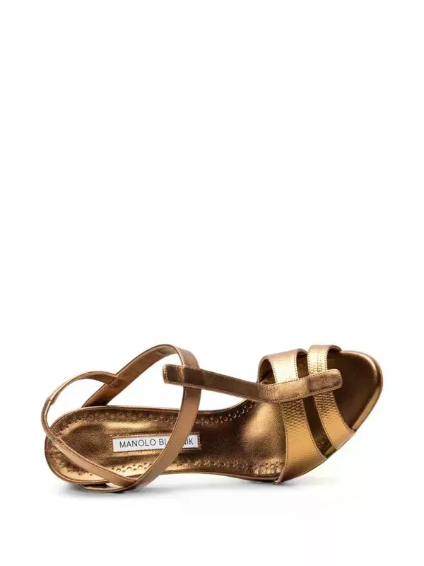 Manolo Blahnik Retaux T-bar Stiletto Sandals