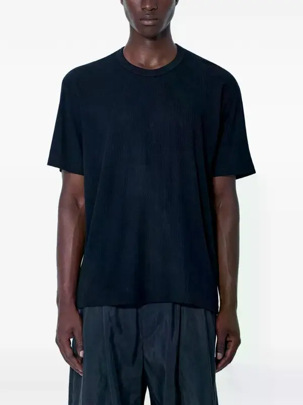 SSSTEIN Ribbed Cotton-jersey T-shirt