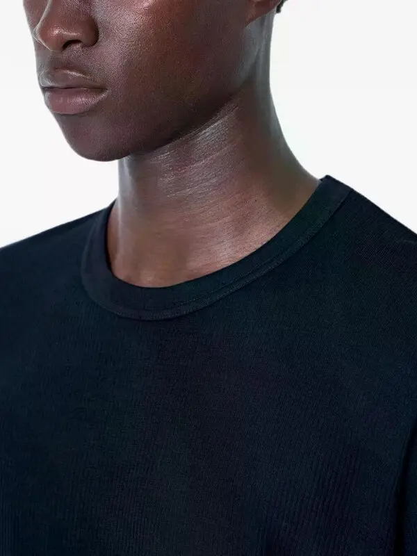 SSSTEIN Ribbed Cotton-jersey T-shirt