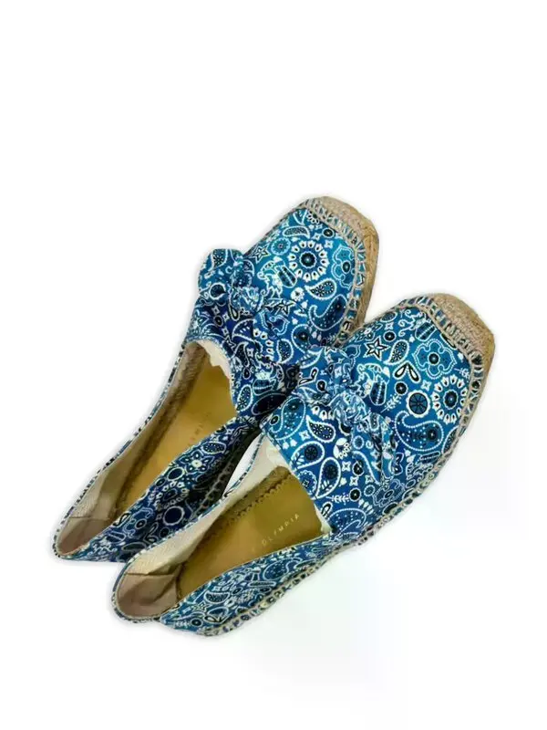 CHARLOTTE OLYMPIA Bandana Bow Espadrilles