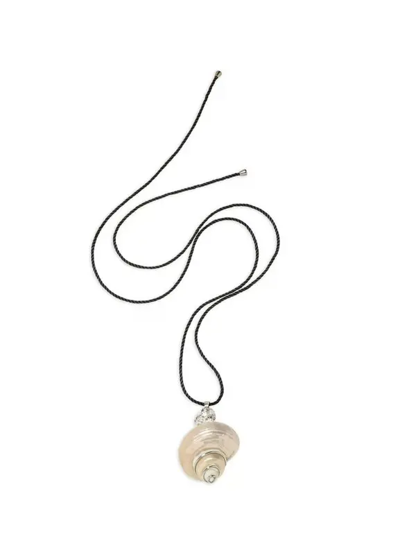 JENNIFER BEHR Liora Shell Pendant Necklace - Silver