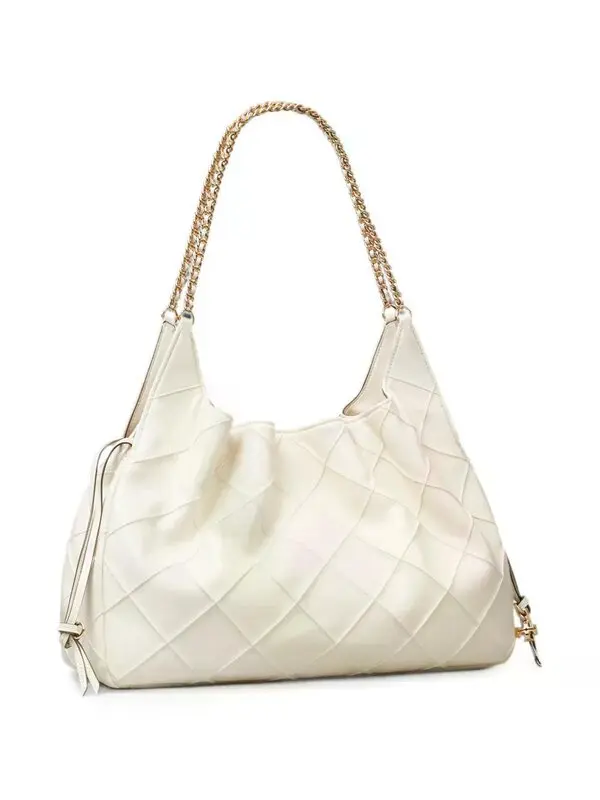 Tory Burch Fleming Quilted Leather Tote Bag