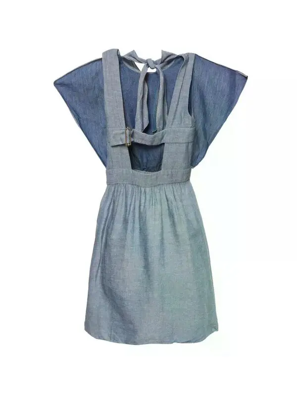 Missoni Chambray Midi Dress With Ruffle Detail