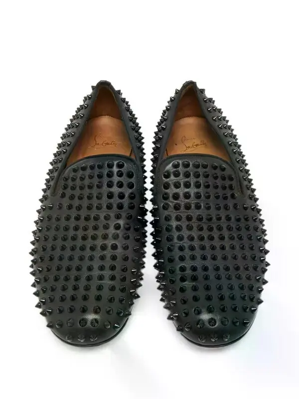 CHRISTIAN LOUBOUTIN Dandelion Spikes Leather Loafers