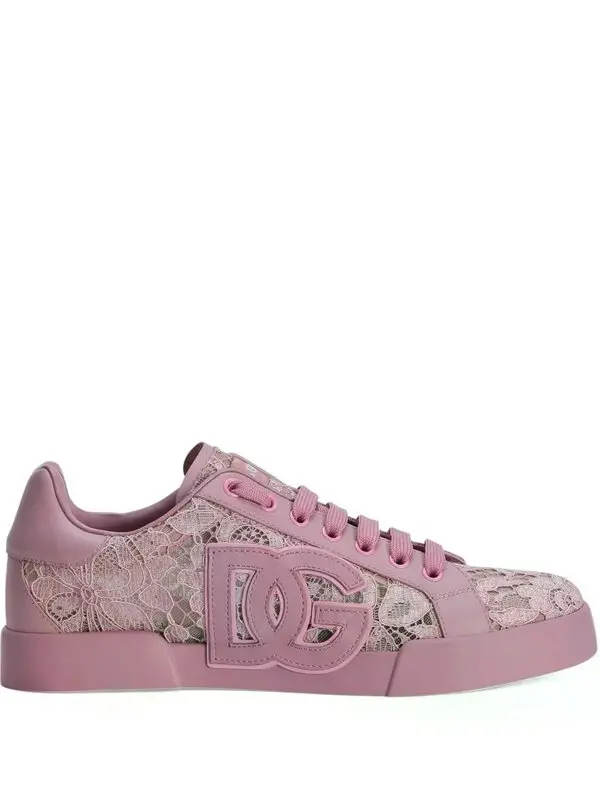 Dolce & Gabbana Portofino Lace Sneakers