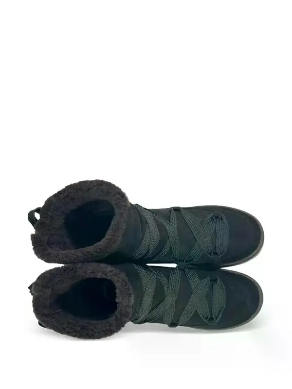 See By Chloé Suede Shearling-lined Snow Boots