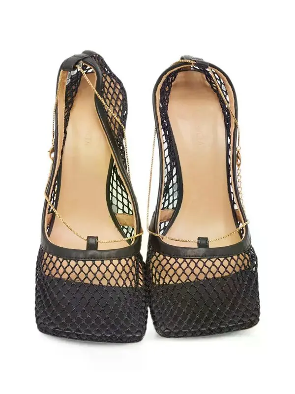 Bottega Veneta Stretch Chain Detail Pumps