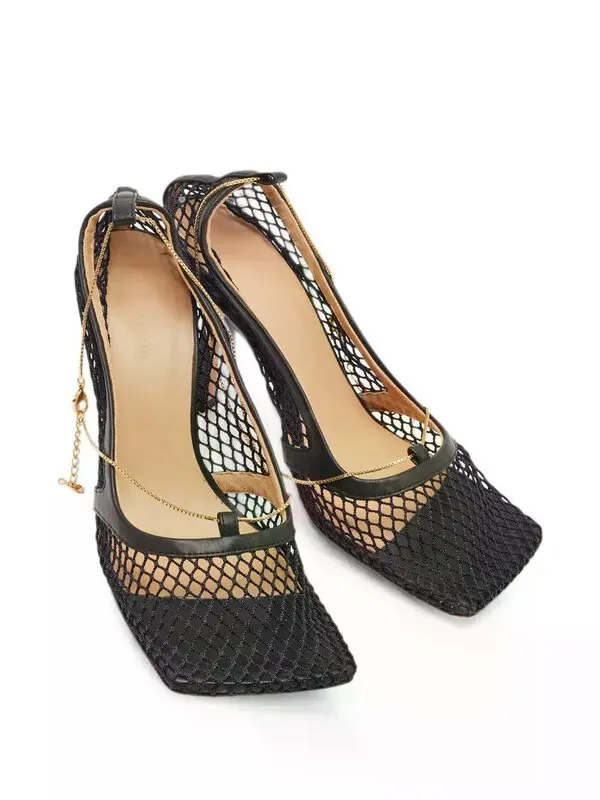 Bottega Veneta Stretch Chain Detail Pumps