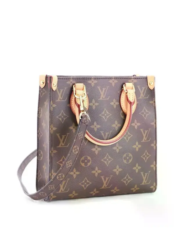 LOUIS VUITTON Sac Plat Nm Bag Monogram Canvas Bb Tote Bag