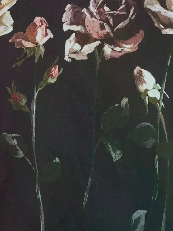Dolce & Gabbana Floral-print T-shirt - Black