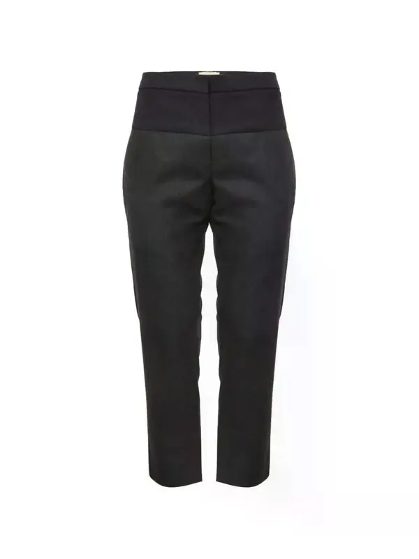 Marni Cropped Wool Trousers - Grey