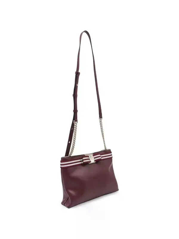 FERRAGAMO Vara Bow Shoulder Bag - Red