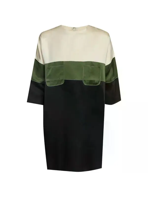Celine Colorblock Shift Mini Dress