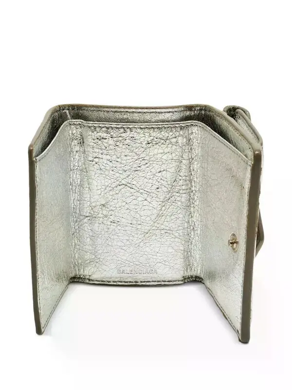 Balenciaga Mini Papier Leather Wallet